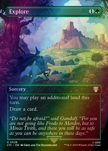 Explore (Borderless - 528) (foil, LTC) - El Ojo de Ugin