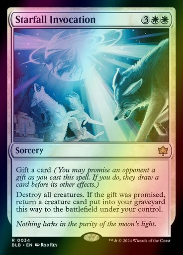 Starfall Invocation (34) (foil, BLB) - El Ojo de Ugin
