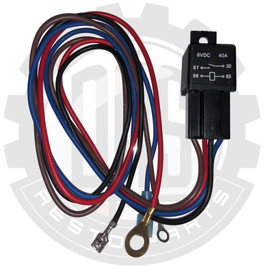 Hard Start Relay Kit, 6 Volt
