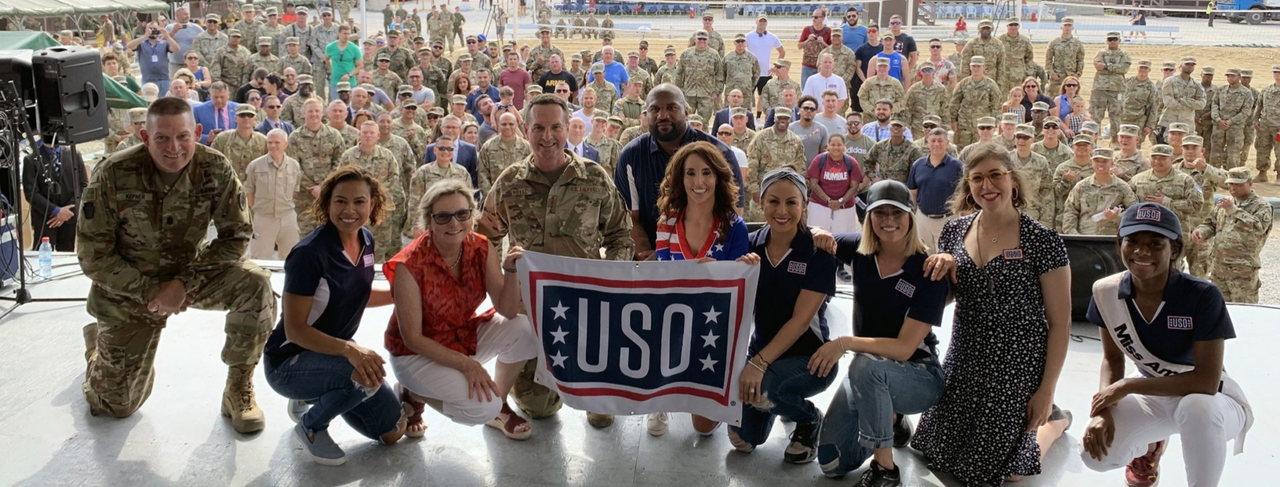 Happy Birthday USO! Celebrating 82 Years of Service - Eagle Mountain Flag