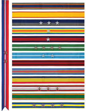 Battle Streamer Set (Old Guard) for U.S. COAST GUARD, 4 FT