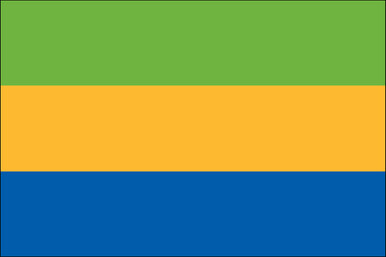 Gabon Outdoor Flag - Eagle Mountain Flag