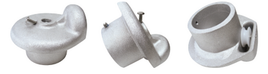 External Halyard Poles • Cap Style • Stationary • Single Pulley