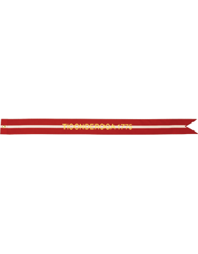Battle Streamer for U.S. Army Flag, 2 3/4ΓÇ£ x 4ΓÇÖ, Ticonderoga 1775