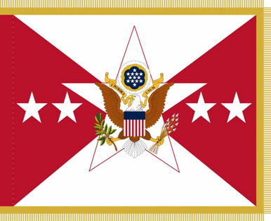 Vice Chief of Staff of the Army Flag, Nylon Applique Size 4'4" X 5'6 ...