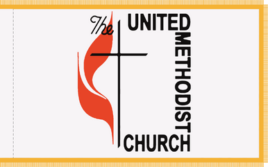 Indoor United Methodist Flag - Eagle Mountain Flag