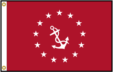 12"x18" Vice-Commodore Outdoor Flag - Eagle Mountain Flag