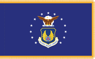 Air Force Materiel Command Flag w/ Eagle & Stars - Eagle Mountain Flag
