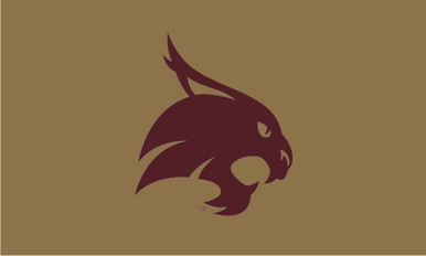 3'x5' Texas State University Flag - Gold w/ Maroon Logo - Eagle ...