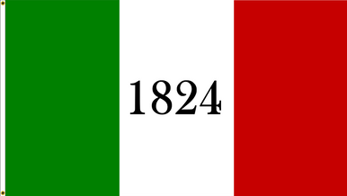 Alamo 1824 Flag, 3' x 5', Appliqued Nylon, Made in the USA