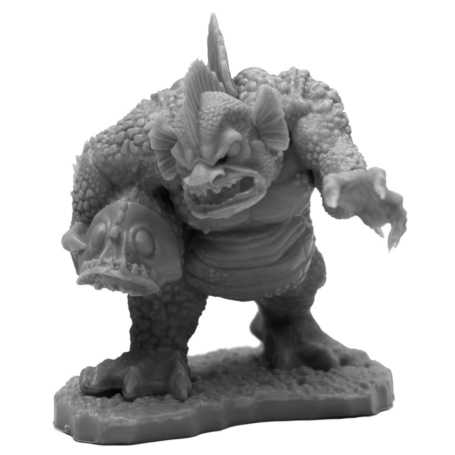 RPG Miniatures: Reaper Minis - Bones Black - Marsh Troll - Tower of Games