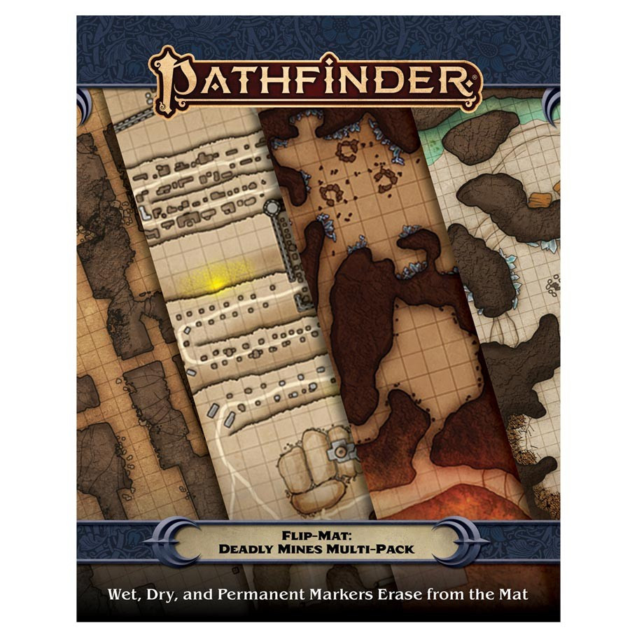 Pathfinder: Tiles and Maps - PF 2nd Edition: Flip-Mat - Deadly Mines ...