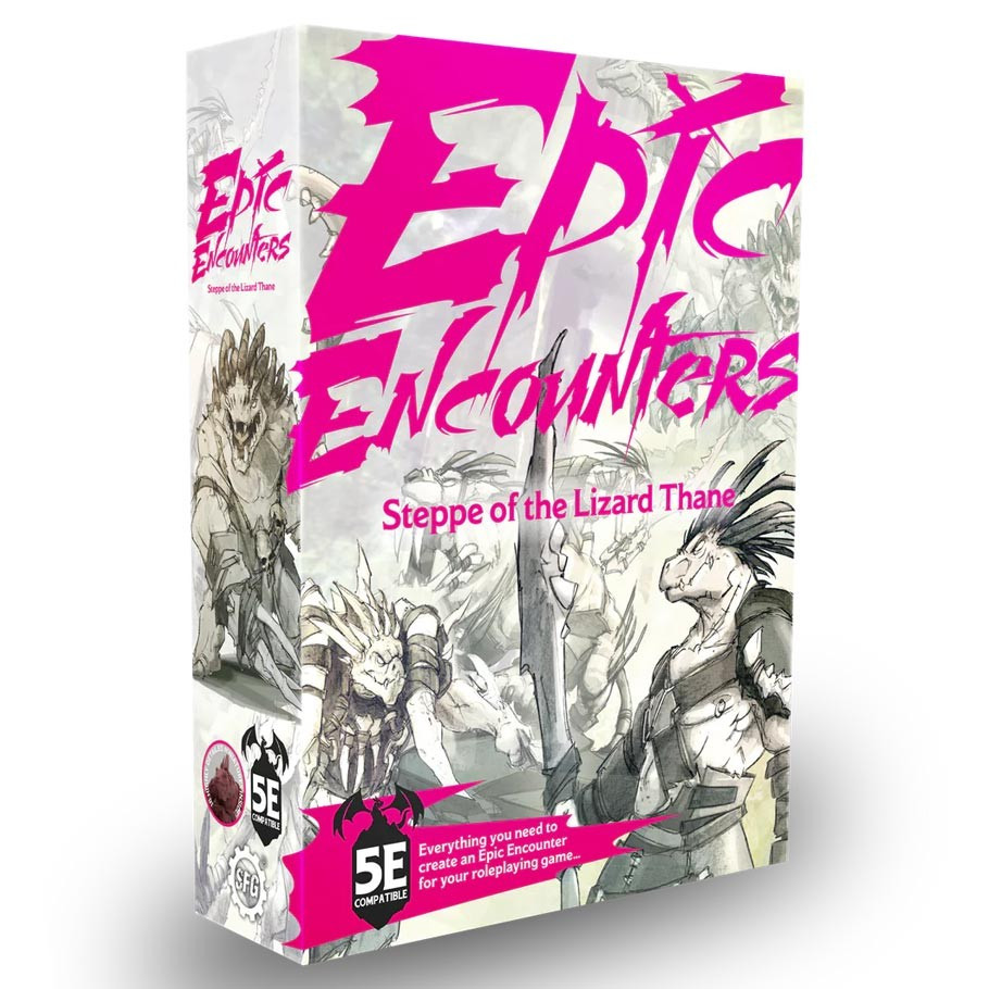 RPG Miniatures: Miniature Sets - Epic Encounters: Steppe of the Lizard ...