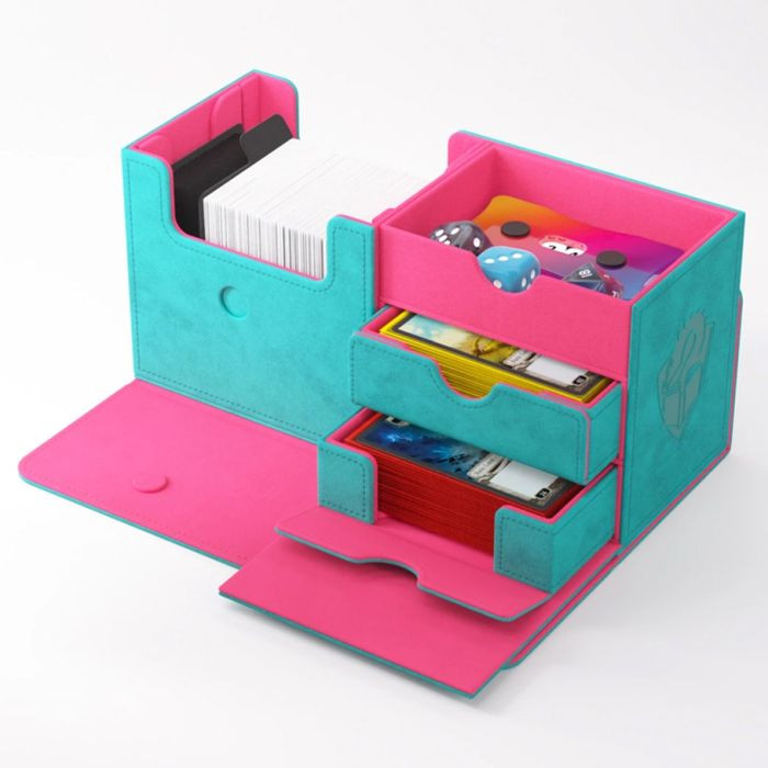 Deck Boxes: Teal/Pink The Academic 133+ XL - Tower of Games