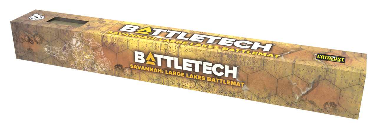 Battletech: Maps - BattleTech: Battle Mat - Savannahs Large Lakes/Box ...