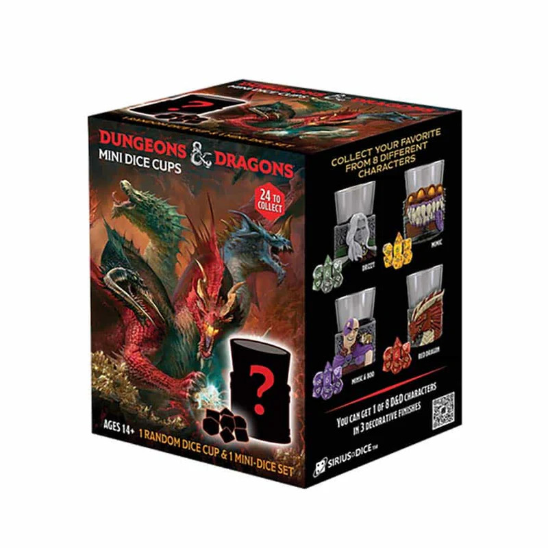 Blind Box: D&D Mini Dice Cup Blind Box - Tower of Games