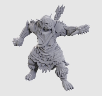 RPG Miniatures: Deep Cuts - Pathfinder Battles: Orc Brute - Tower of Games
