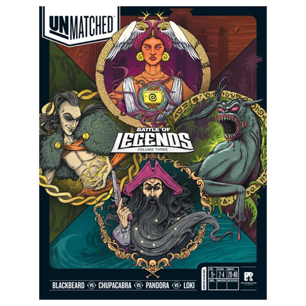 Board Games: Unmatched: Battle of Legends, Vol. 3 - Blackbeard ...