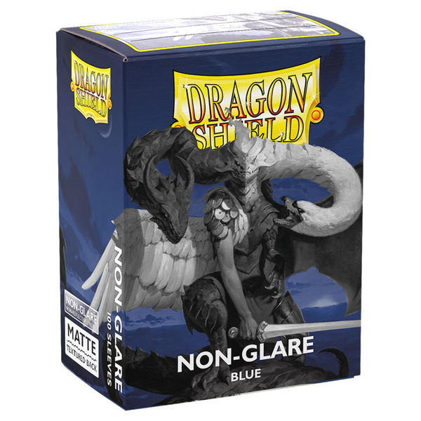 Card Sleeves: Solid Color Sleeves - Dragon Shield: (100) Matte - Blue ...