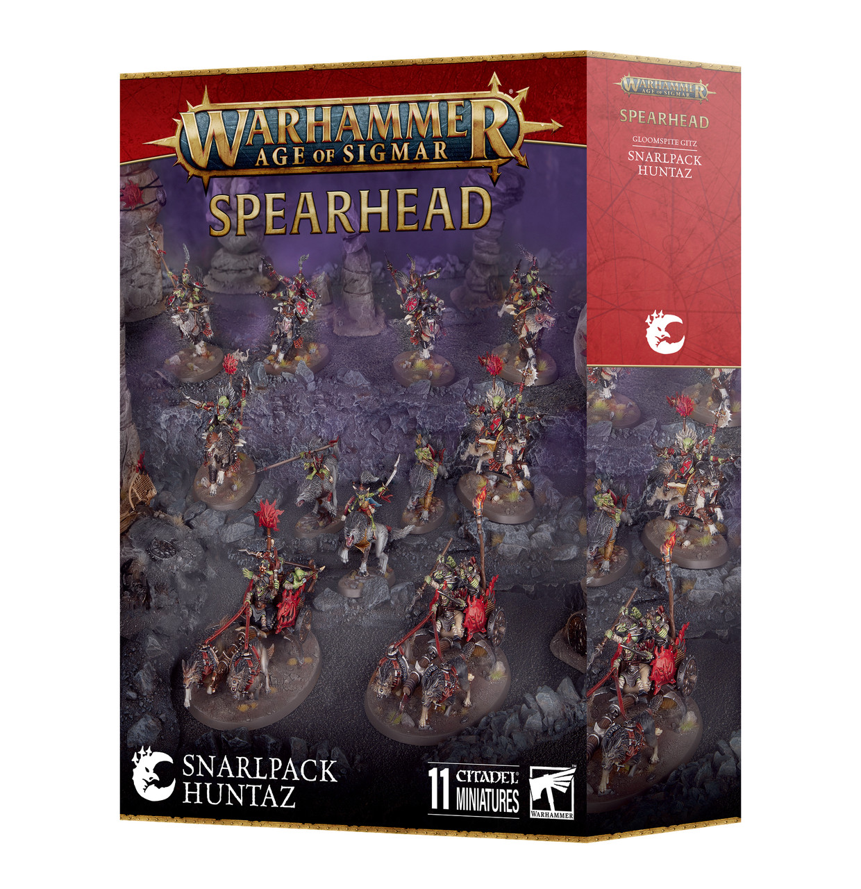 Warhammer: Age of Sigmar: Grand Alliance: Destruction - Gloomspite Gitz Spearhead: Snarlpack ...