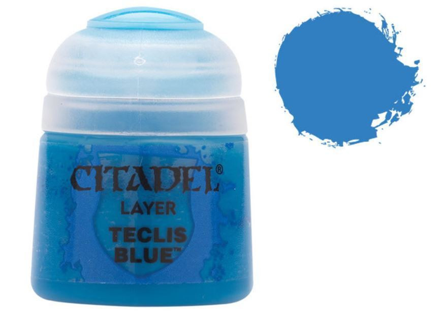 Citadel Layer Paint Games Workshop : Teclis Blue - 12ml Paint Miniature ...