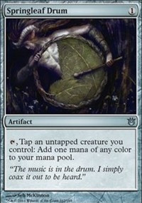 Springleaf Drum [Foil] - Born of the Gods - Tower of Games