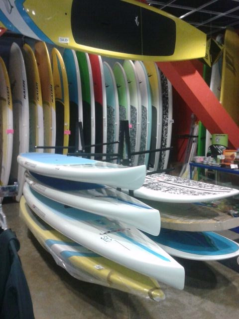 SUP Rack Freestanding | Mobile Paddle Board Rack | SUP Storage Racks