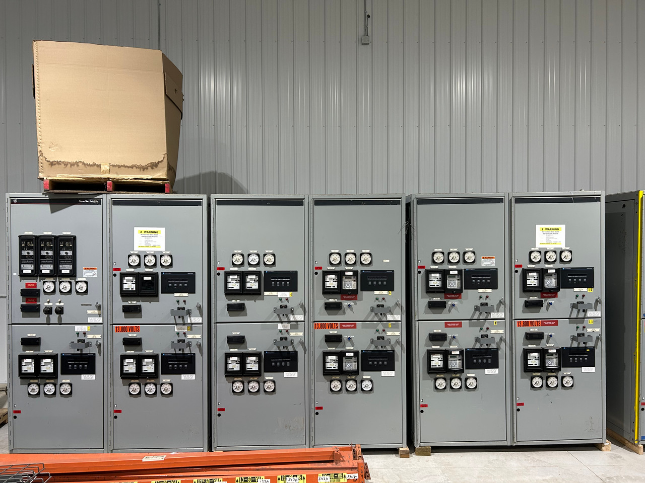 GE PowerVac 15KV 1200A Main-Main Switchgear Lineup (#245) - Bullock ...