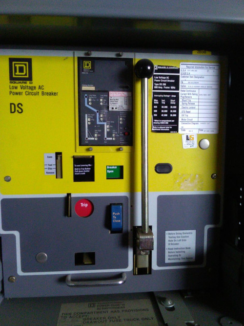 DS-206 Square D 800A MO/DO LSIG Air Circuit Breaker - Bullock Breakers