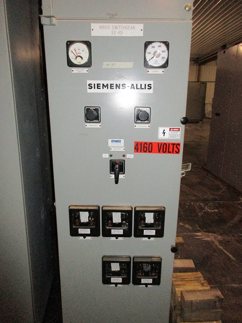 Siemens-Allis Type D Single Section Switchgear For 5-MSV (#39 ...