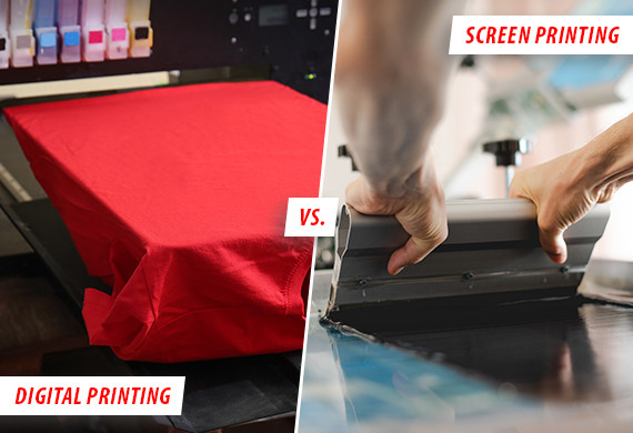 Digital Printing vs Screen Printing - Clash Graphics