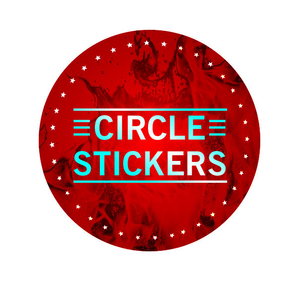3.5" Circle Sticker - Clash Graphics