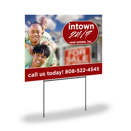 Full Color 24 x 18 Yard Signs (3-5 days) - Clash Graphics