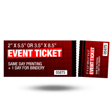 Event Tickets Printing | Clash Graphics