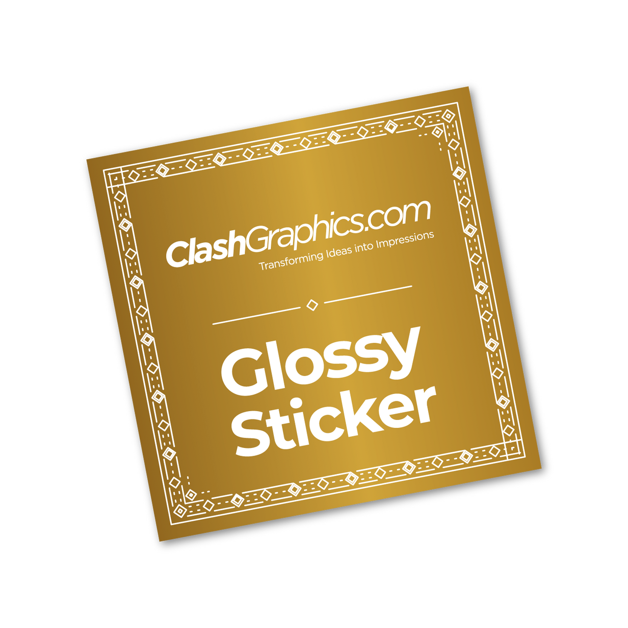 3 X 3 Glossy Sticker - Clash Graphics