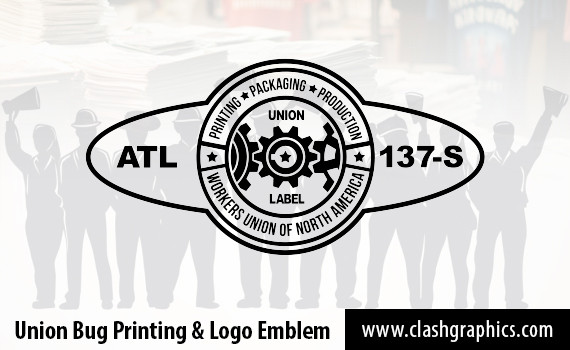Union Bug Printing Logo - Clash Graphics