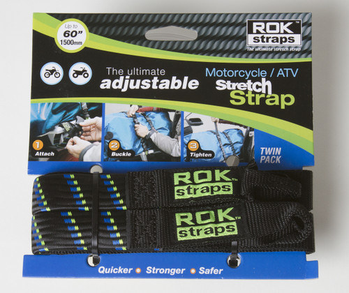 Motorcycle Stretch ROK Straps- Redverz