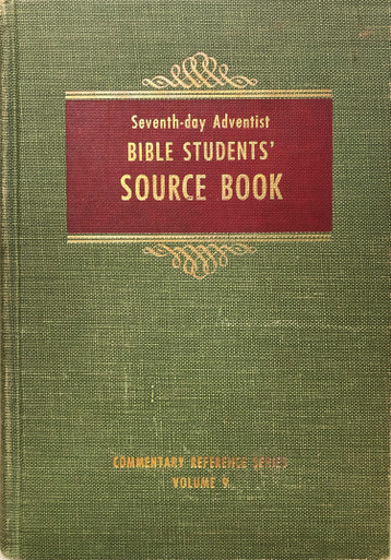 SDA Bible Commentary #9 - Source Book / Compilation / (HB/1962-1962/B+ ...