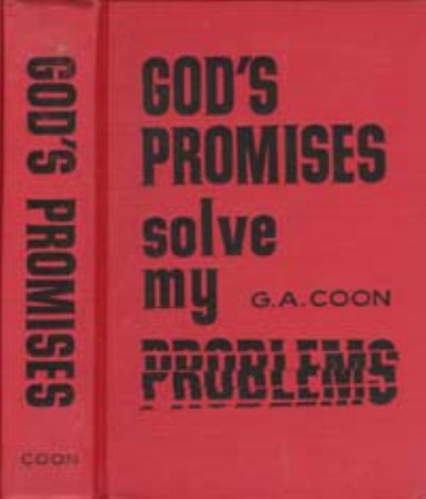 God's Promises Solve my Problems / Coon, Glenn A / (HB/1967-1967/B+ ...