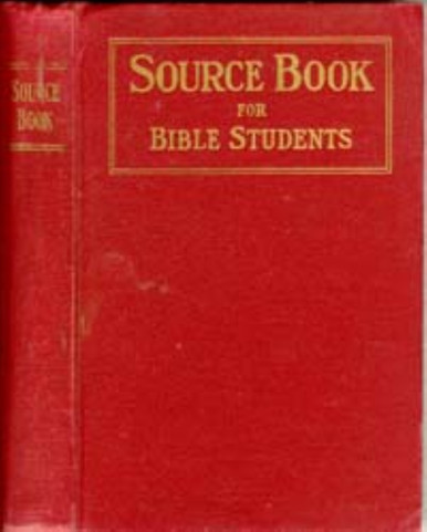 Source Book for Bible Students / Compilation / (HB/1922-1927/B+/USED ...