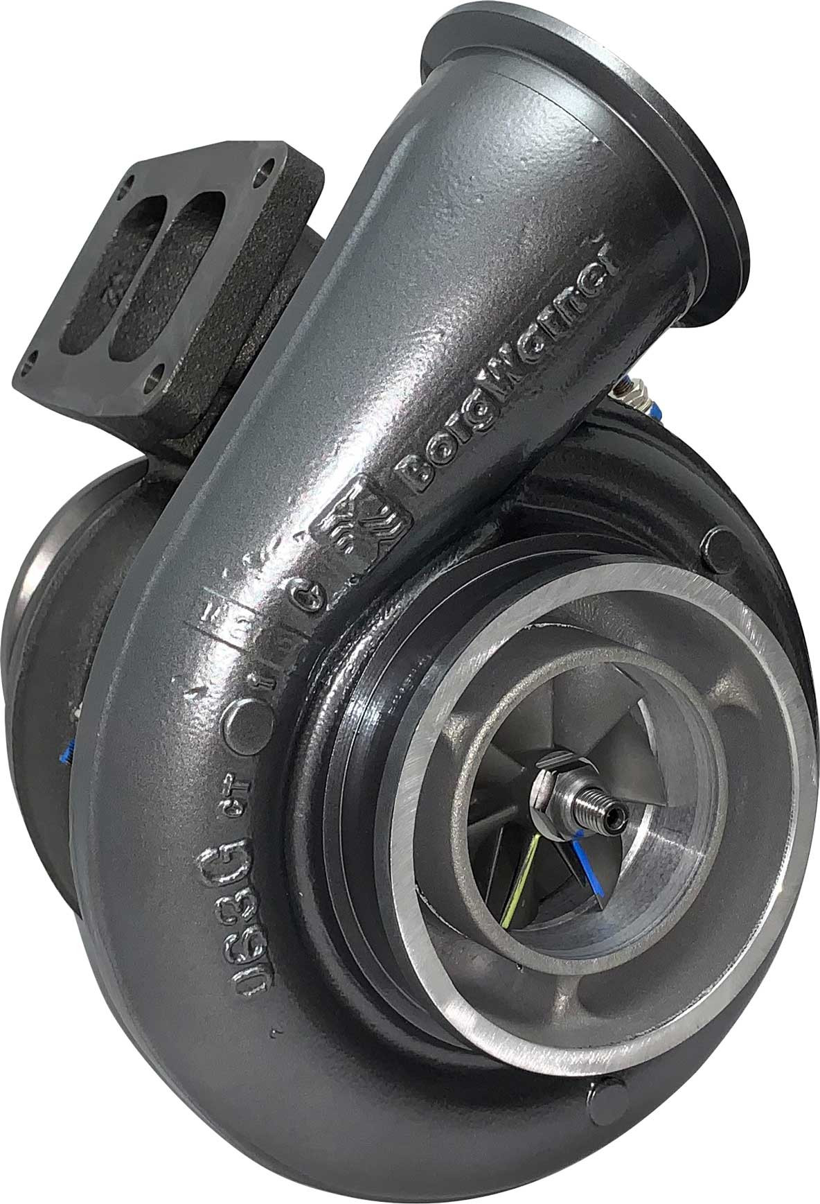 Borg Warner S475/96/T6/1.32 with Titanium Powder Coated Compressor ...