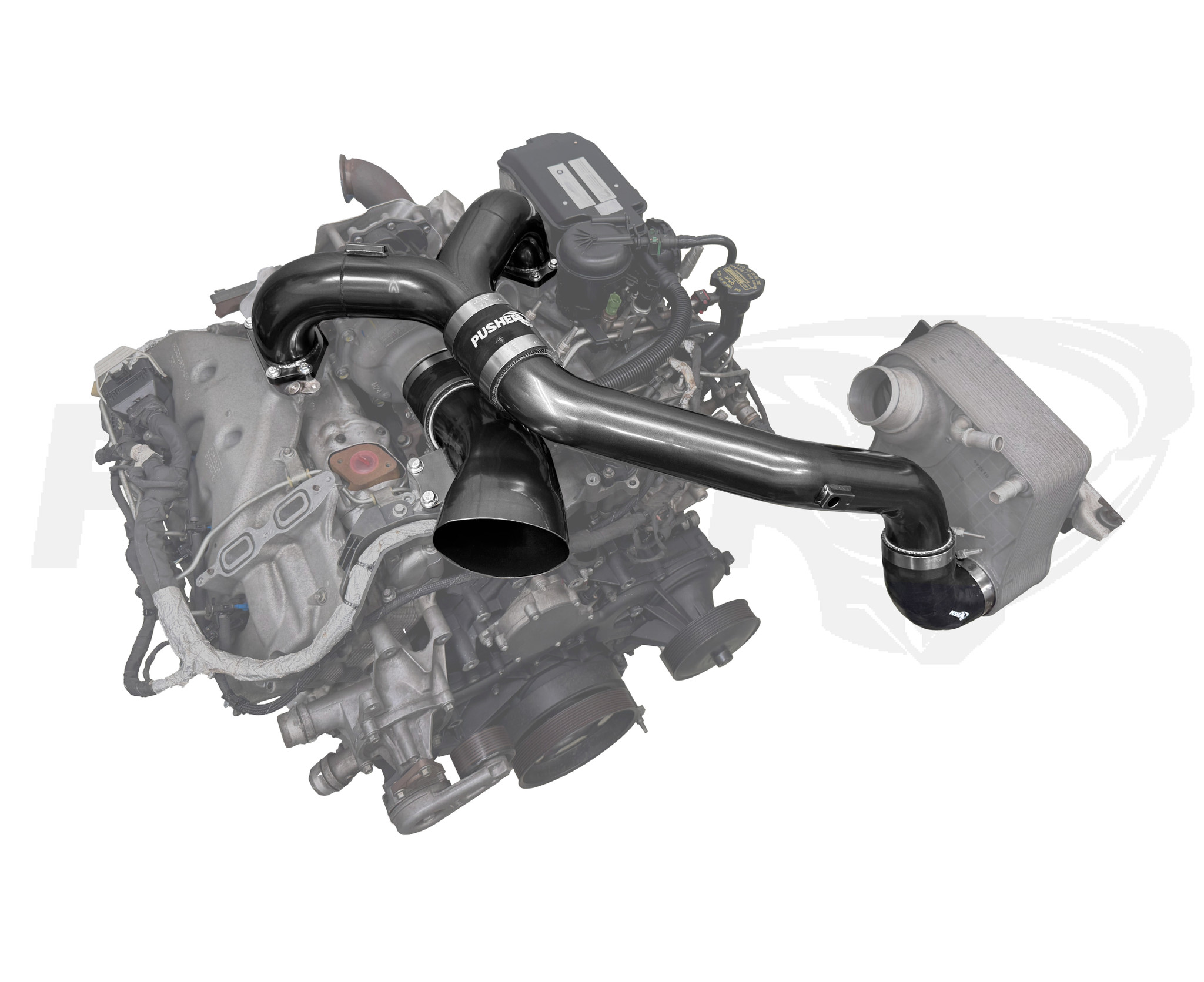 Pusher Intake System with Turbo Inlet for 2017 - 2019 Ford F250/350 6 ...