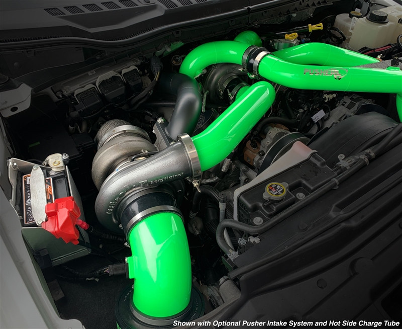 Pusher Compound Turbo System for 2020-22 Ford F250/350 6.7L Powerstroke ...