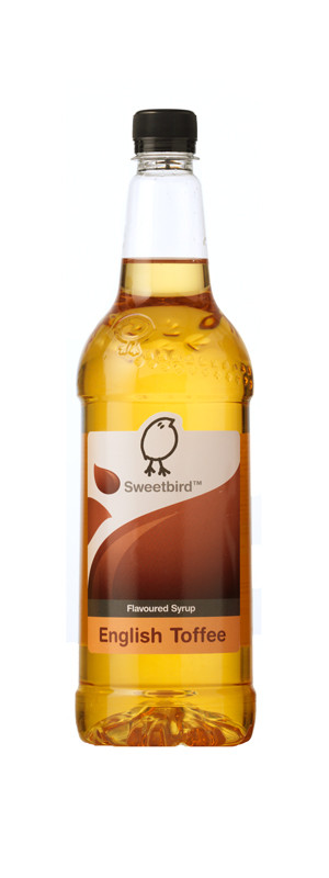 Sweetbird English Toffee Syrup 1 litre