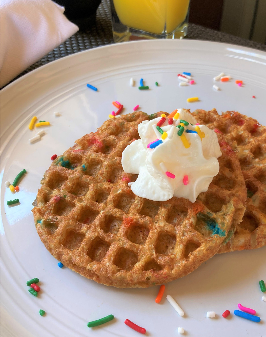 Six Pack Gourmet Waffles Confetti Fun Bundle (24 waffles)