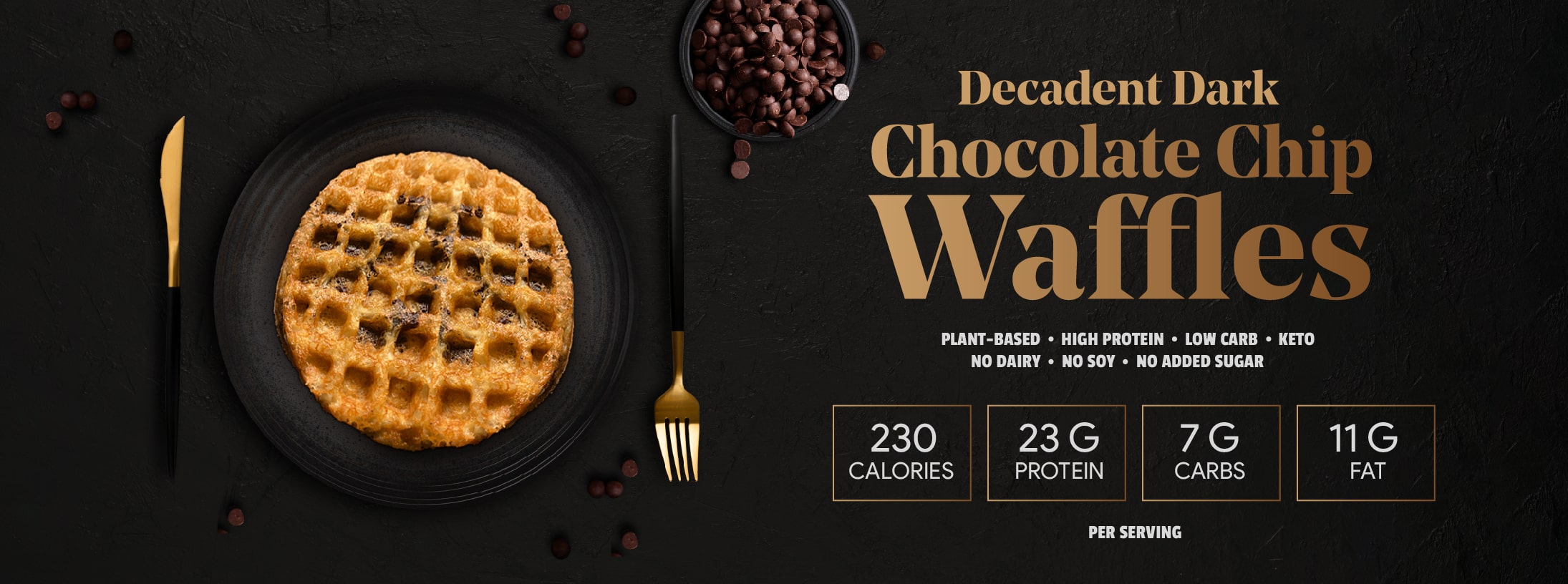 Six Pack Gourmet Bakery High Protein Low Carb Waffles