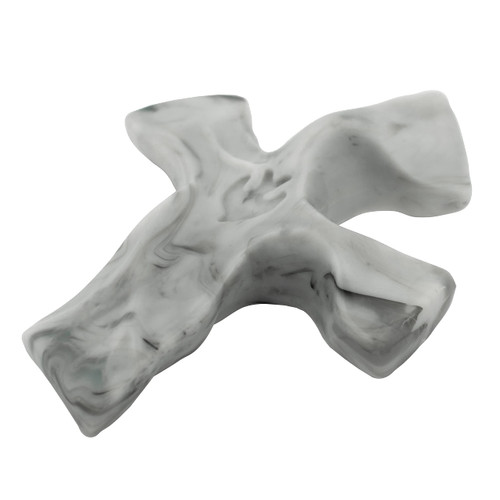 Grey Marble Clinging Cross © - Not So Plain Jane