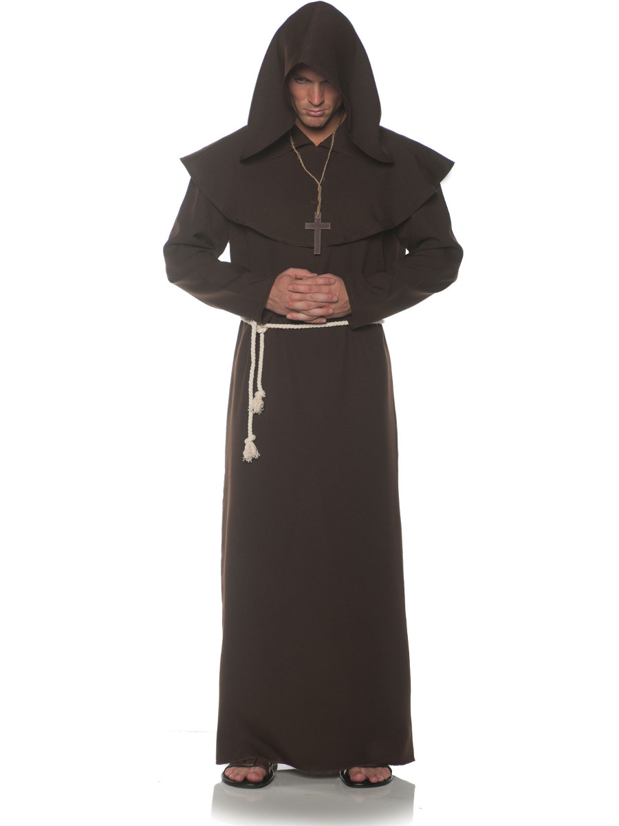 Brown Mens Monk Robe
