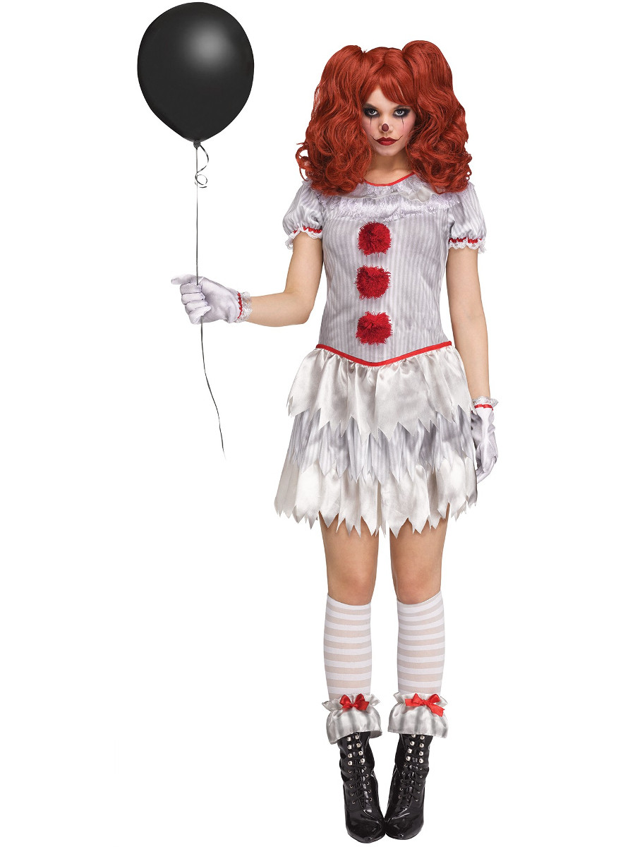 Mens Evil Clown Costume Set