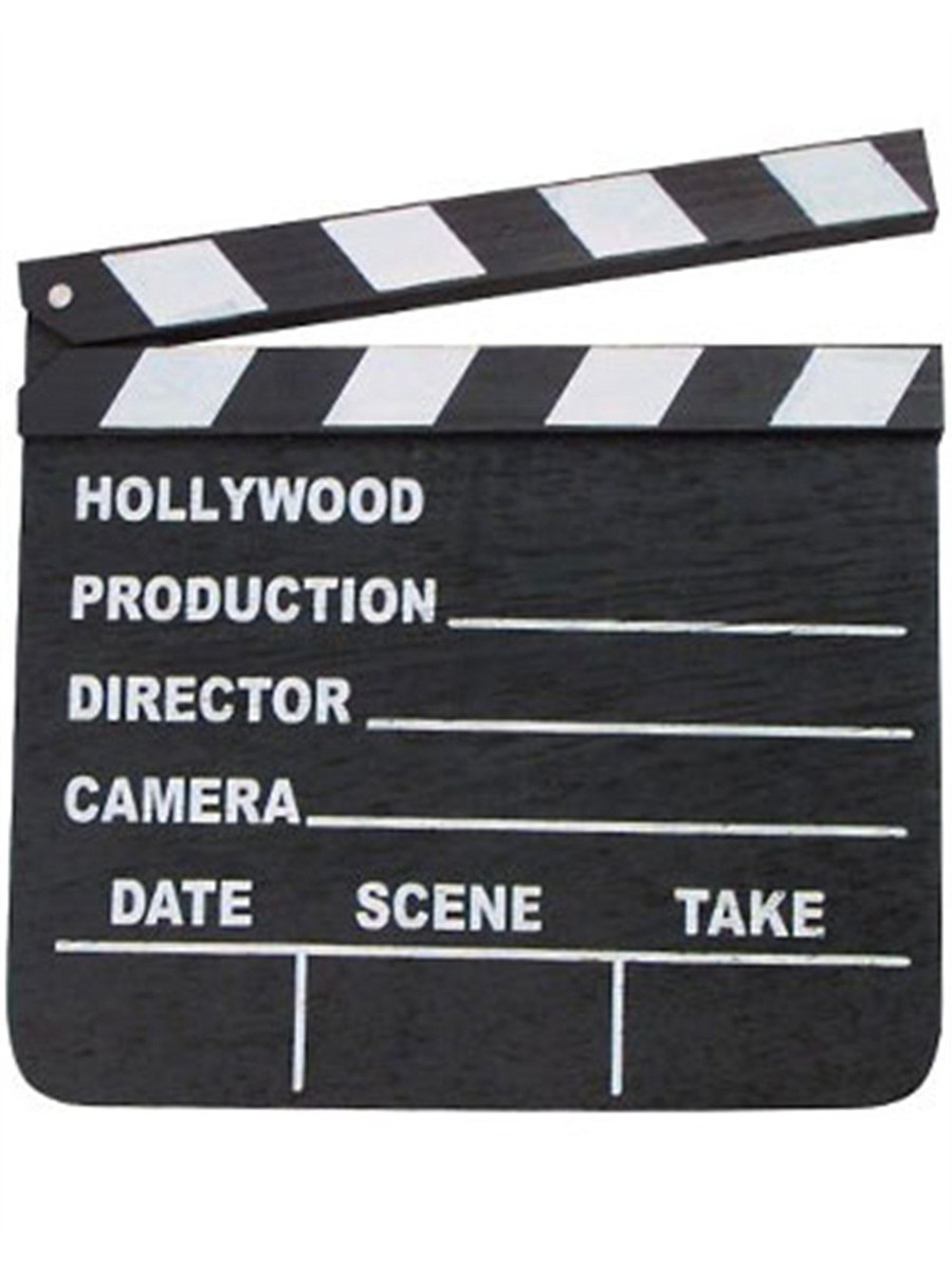 Hollywood Movie Studio Director Clapper Clap Board Sign